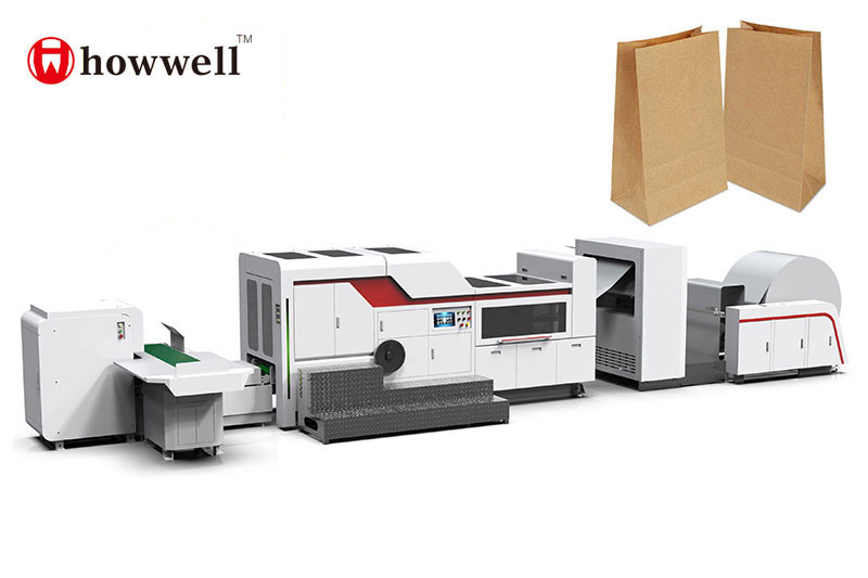 Square bottom paper bag machine,Shopping bag making machine - Zhejiang ...