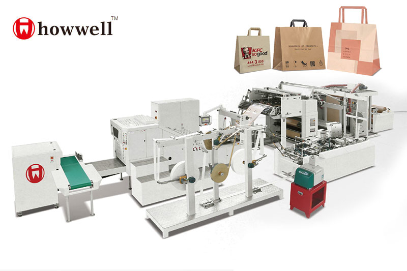 Automatic flat handle paper bag making machine - Zhejiang Hongwei ...